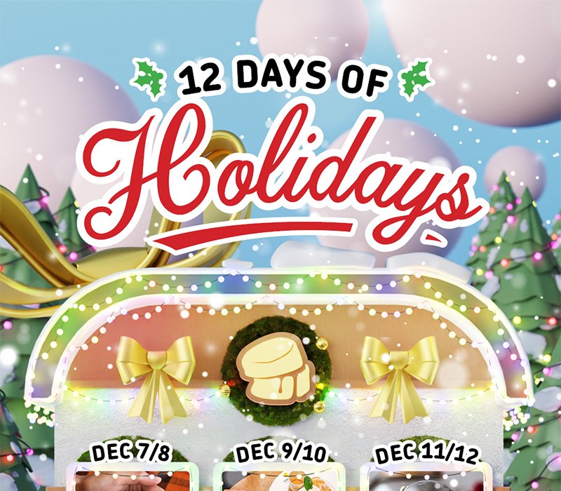 12 Days of Holidays - Fuwa Fuwa Pancakes