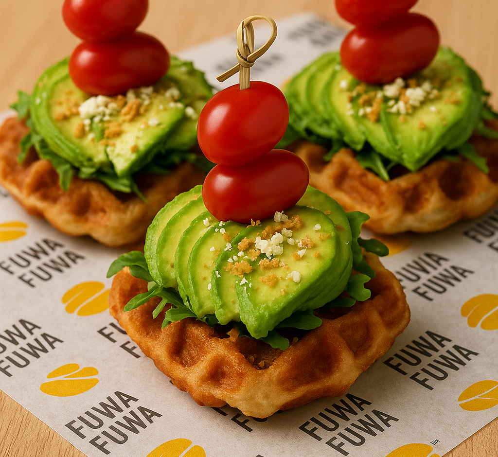 Avocado Croffle Bites – $49.99/platter – Fuwa Fuwa Pancakes